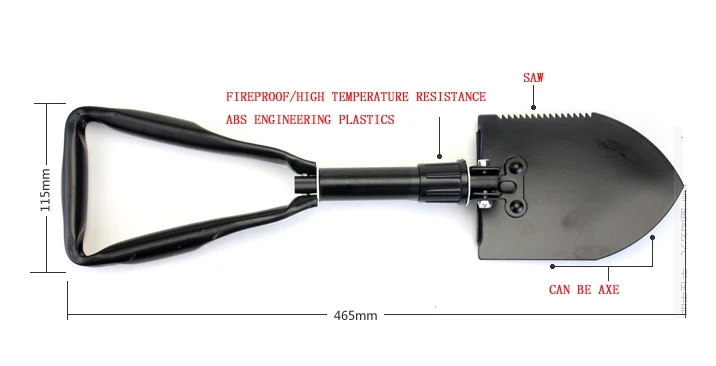 Alloy Steel High Quality Ice Breaker Snow Fold Shovel - Buy Fold Shovel ...