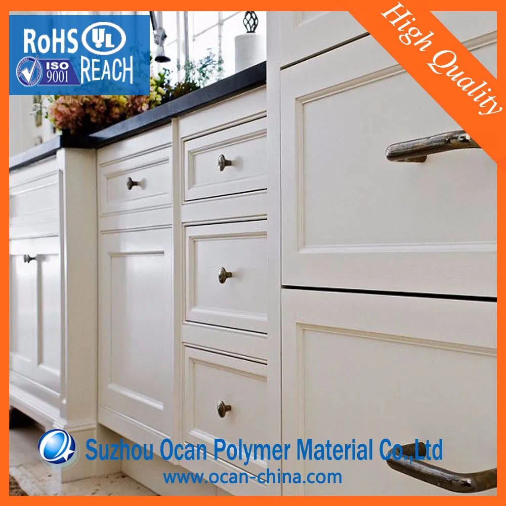 4*8 Waterproof Glossy White Pvc Sheets For Kitchen Cabinet - Buy ...