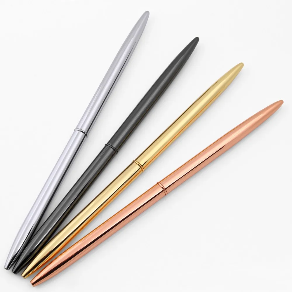 Luxury Laser Custom Branded Pens - Thin Hotel Metal Pen