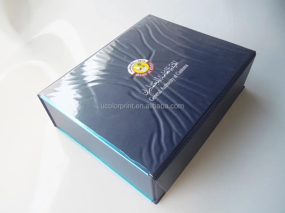 Custom Magnetic Turned Edge Binder Box With Flap Closure - Buy Binder ...