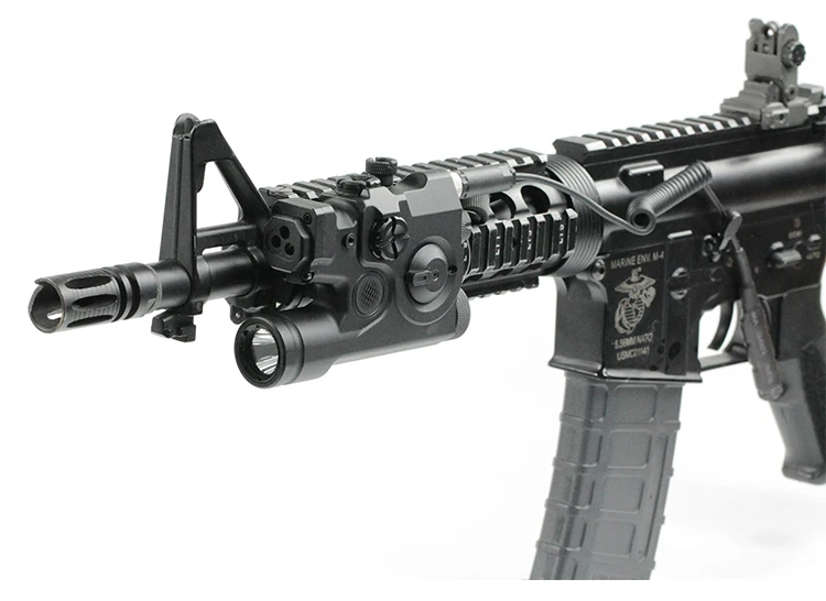 Laserspeed Ir Infrared Ar15 Laser Flashlight Combo With 200lm Tactical Light Green Laser Sight ...