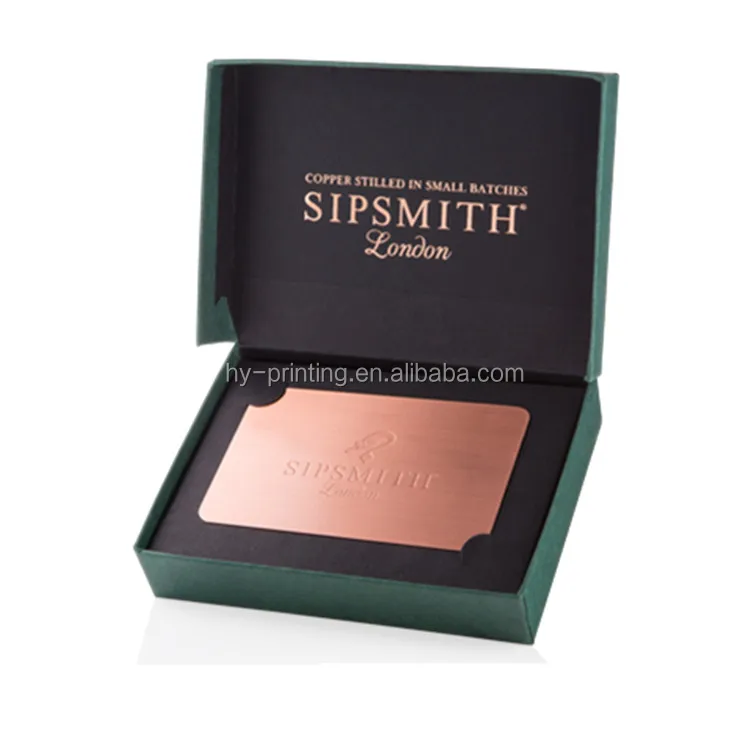 Custom Design Printed Luxury Gift Card Package Box with Logo