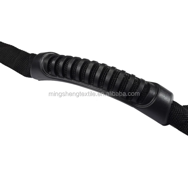 Heavy Duty Plastic Molded Rubber Grip Webbing Luggage Handle