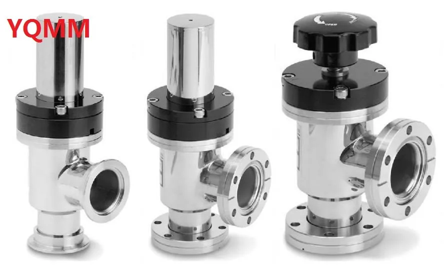 GD-J(b)-KF Manual High Vacuum Angle Valve Vacuum Flapper Valve ...