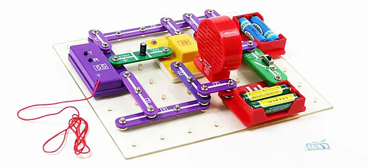 STEM Toys Educational Science Block Diy Electronic Circuit Blocks Kit ...