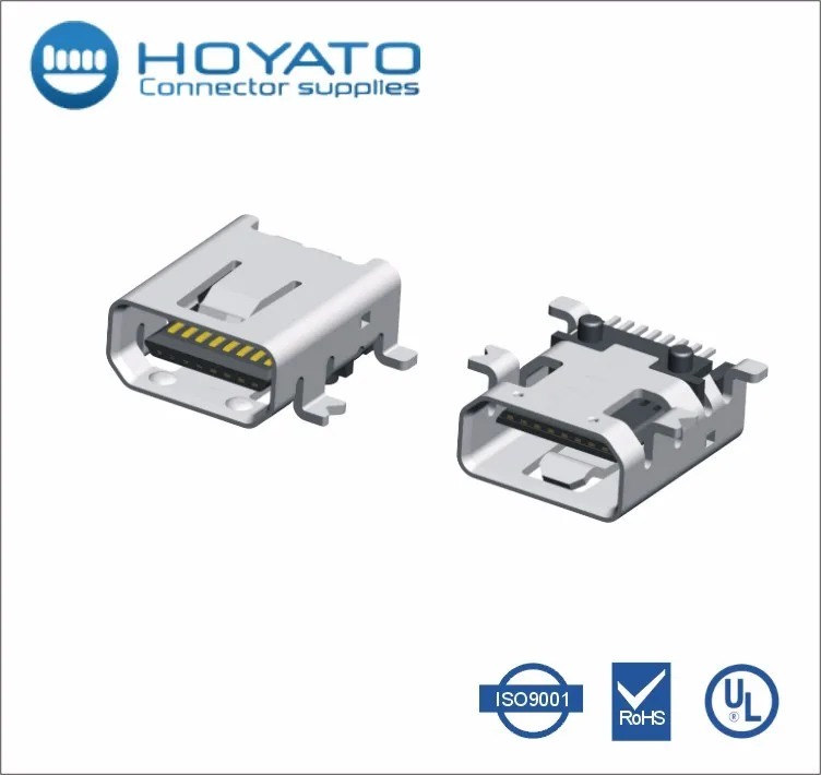 8 Pin Right Angle Through Hole Mini Usb Male Connector - Buy 8 Pin Mini ...