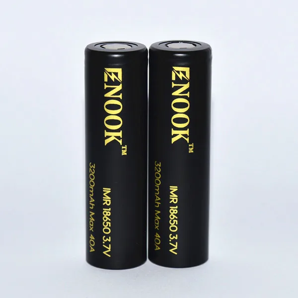 New Arrival Enook 18650 3200mah 40a 3.7v Rechargeable Battery With Flat ...