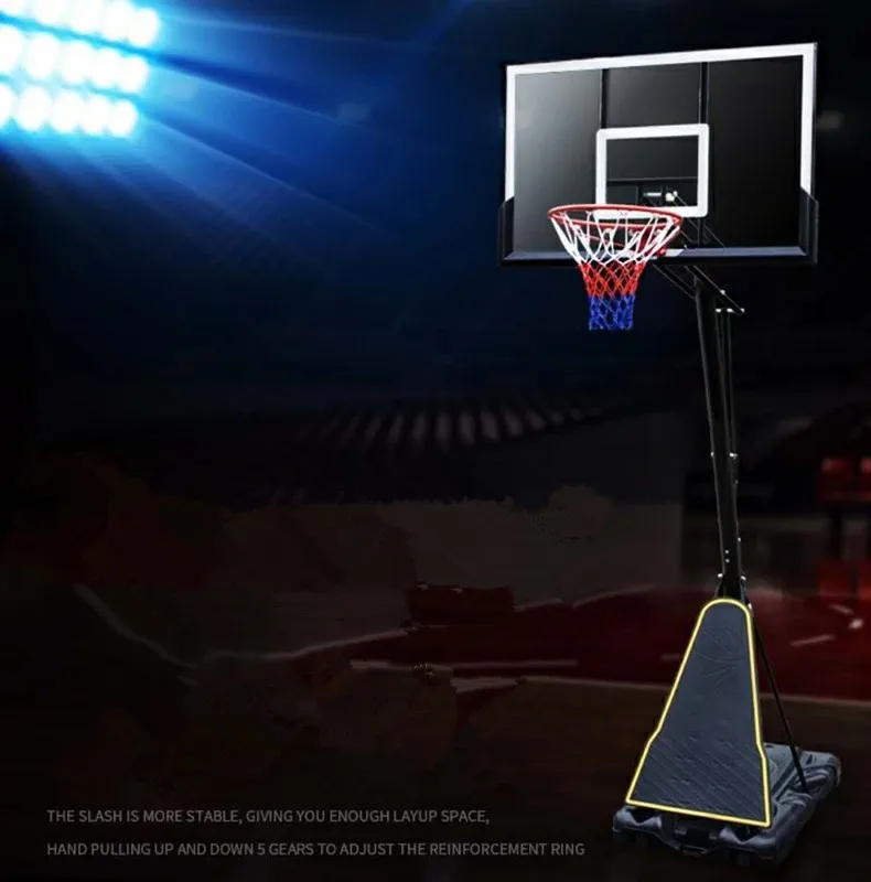 Height Adjustable Mini Basketball Hoop for Kids - Portable & Stable