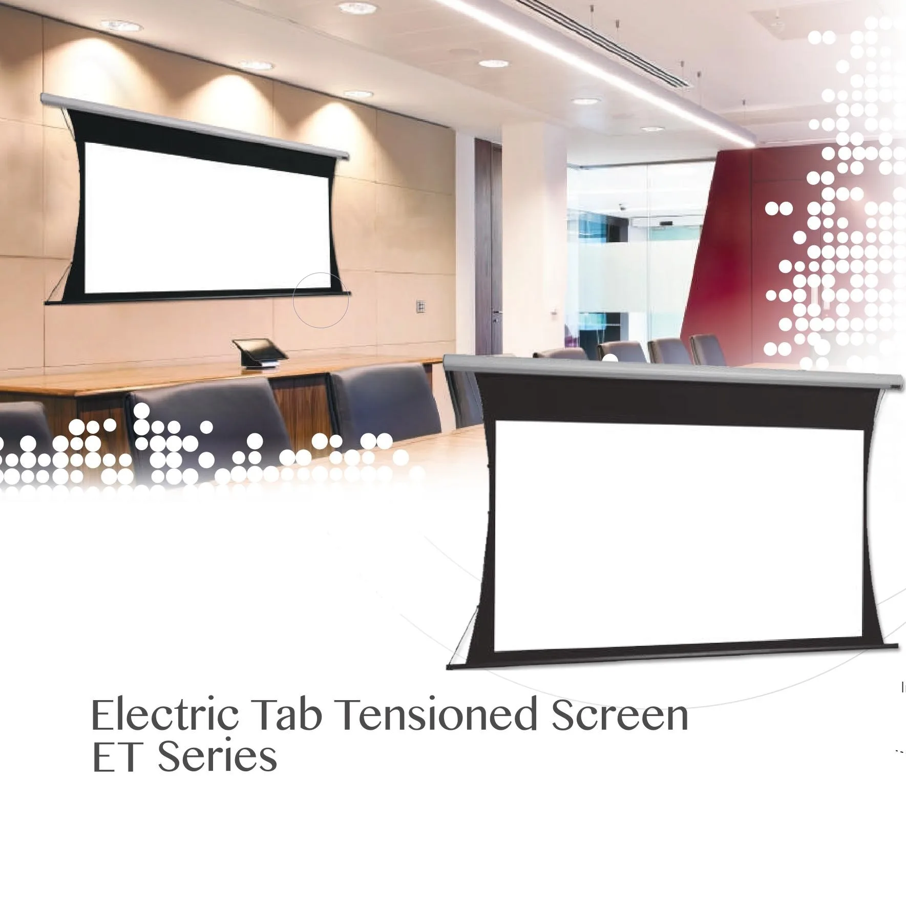 120"(16:9) 3d Motorized Tab Tension Projector Screen,Electric Tab ...