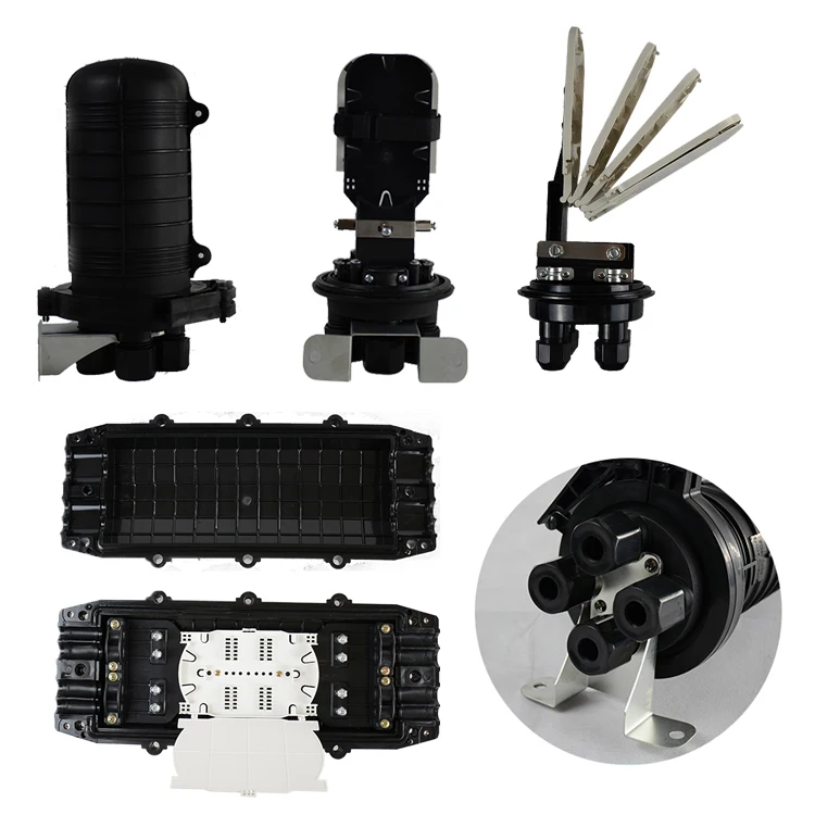 96 Core Dome Type Fiber Optic Cable Joint Splice Closure / Fiber Optic ...