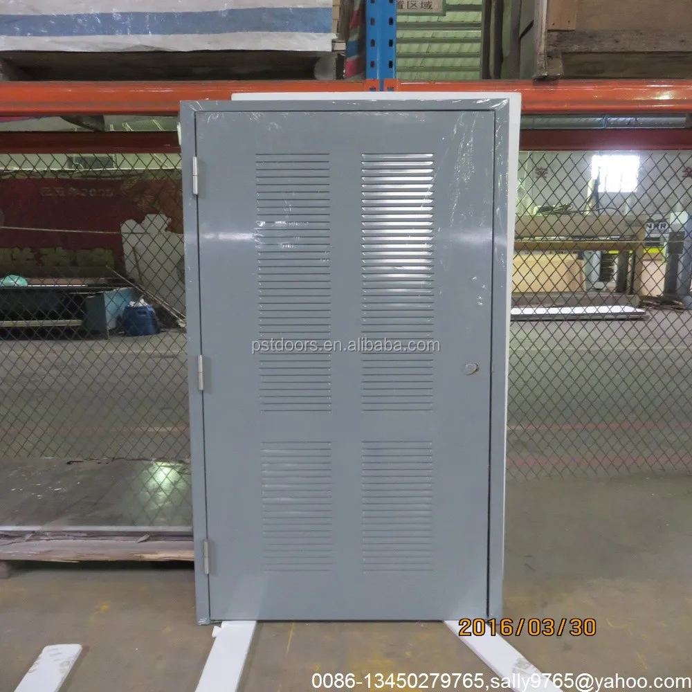 Hot Dip Steel Louver Door,Galvanized Steel Bottom Louver Door - Buy ...