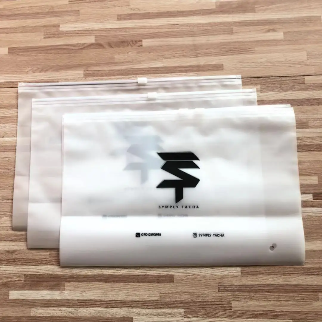 Custom PVC Zipper Packing Bags - Biodegradable & Recyclable