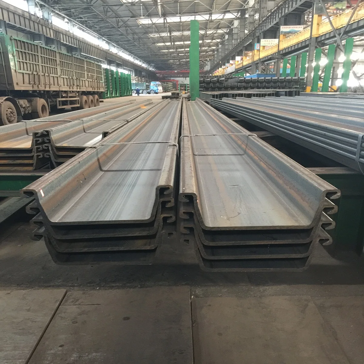 China Factory Aisi Sheet Pile U Sheet Pile Cold Rolled U Steel Sheet ...