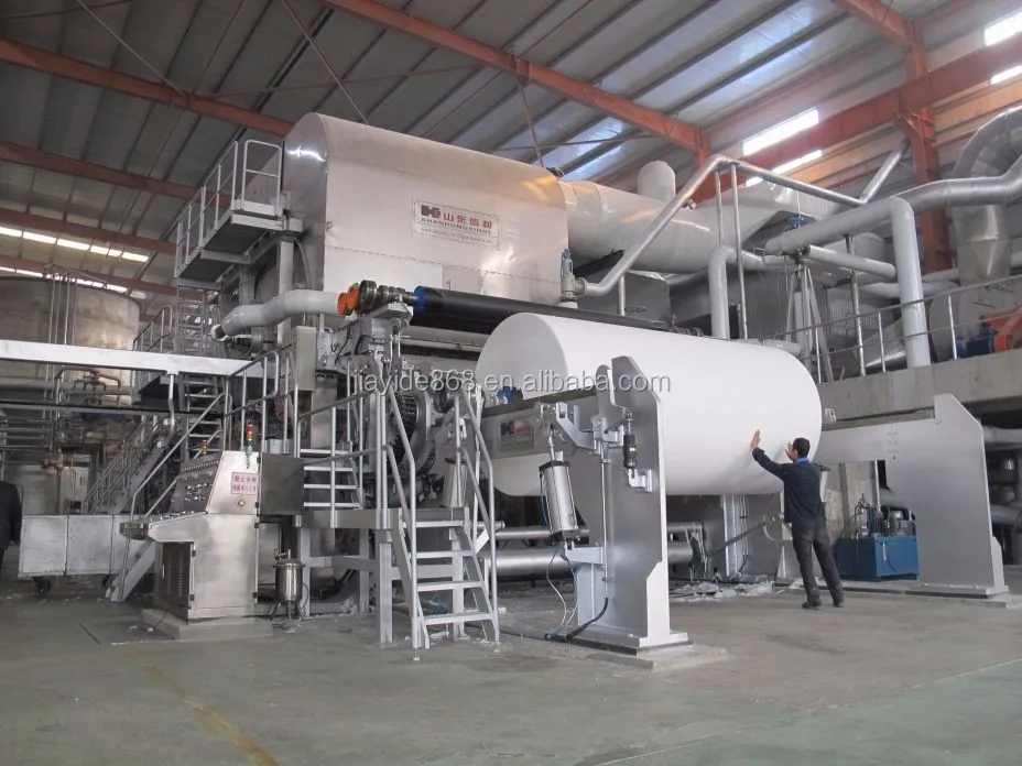 JYD Toilet Tissue Office Hemp Paper Straw Pulping Machine