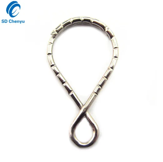 Wholesale Metal Craft Making Figure 8 Split Key Rings
