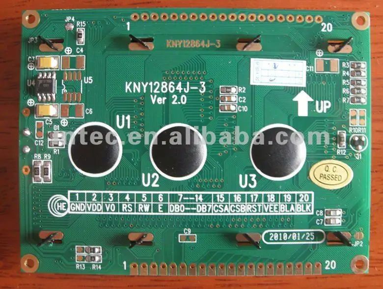 Ks0108 128x64 Grafik Lcd Modülü Mavi Aydınlatmalı - Buy Lcd Modülü ...