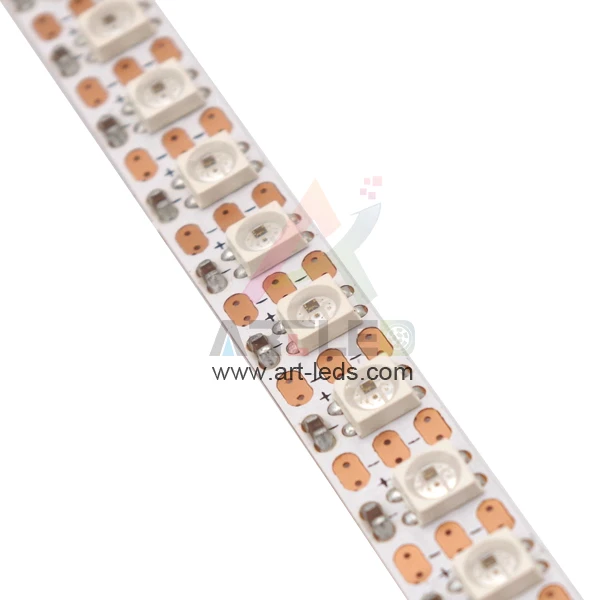 7.2mm Wide Pcb Mini Addressable Flexible 3535 Rgb 144 Leds Sk6812 Led ...