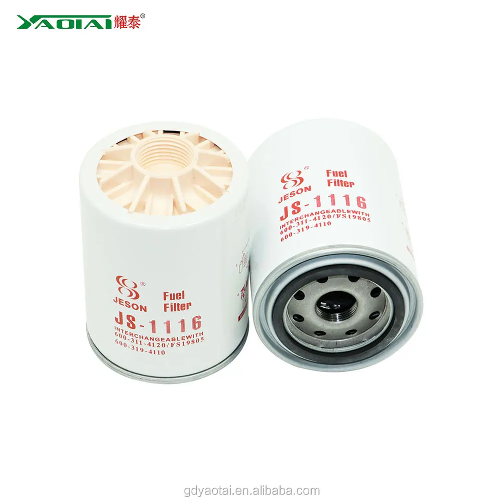 YAOTAI Fuel Filter Elements for Excavator Parts - Reliable Performance