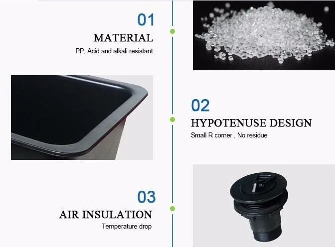 Corrosive Polypropylene Biology Laboratory Sink Fittings With Pp Waste ...