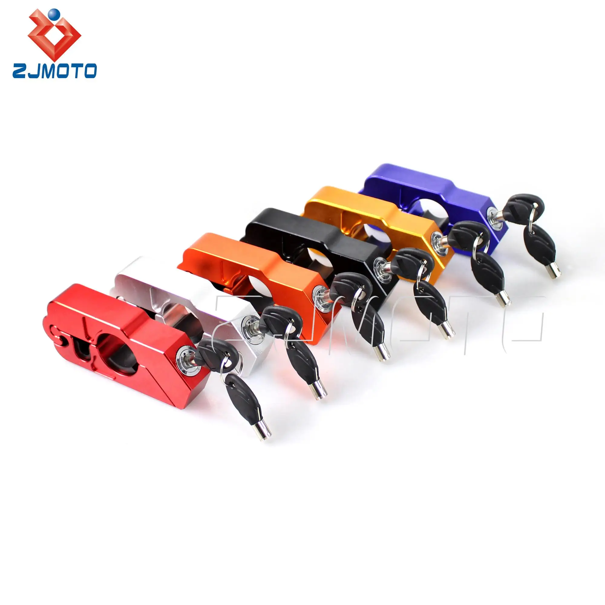 Universal Cnc Motorcycle Handlebar Grip Locks Anti-theft Security ...