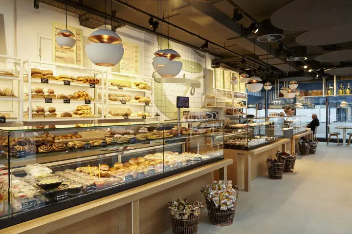 Supplies Custom Made Professional Shop Fitting Display Fixtures Bakery ...