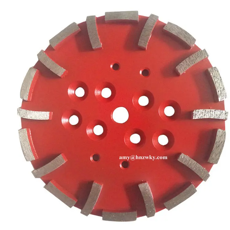 10'' Diamond Grinding Disc Head For Edco Blastrac Spe Concrete Floor ...