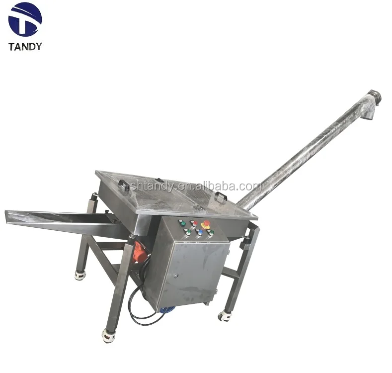 Pepper Powder Transmission Stainless Steel Inclined Helix Conveyor ...