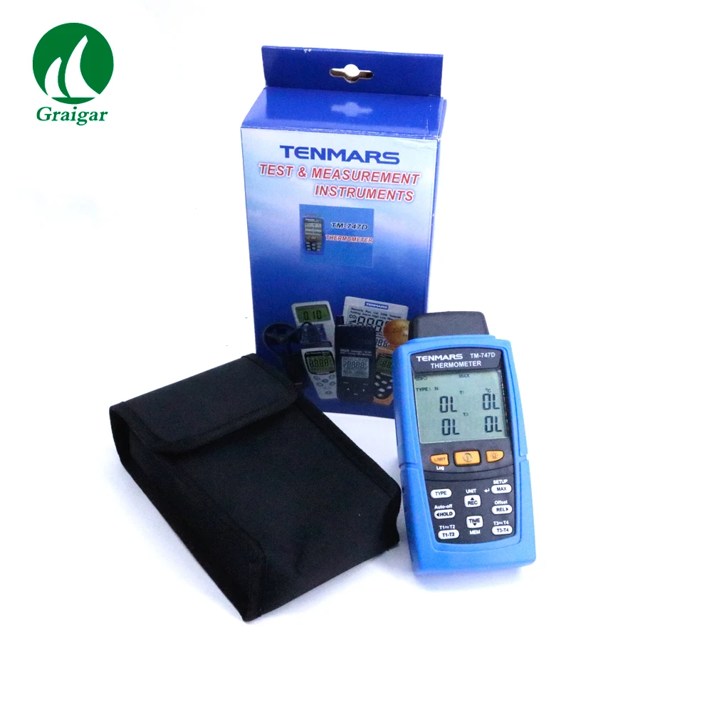 TENMARS TM-747D 디지털 온도계 (4 자리 LCD 모니터 및 RS-232/프로그램 K,J,T,E,R,S,N 유형| Alibaba.com