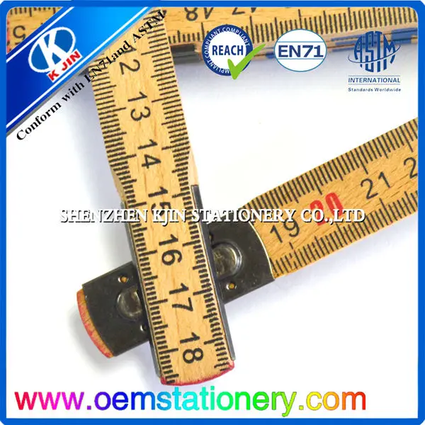 Wooden Folding Ruler 2 Meter Folding Wooden Ruler 10 Folded - Buy High ...
