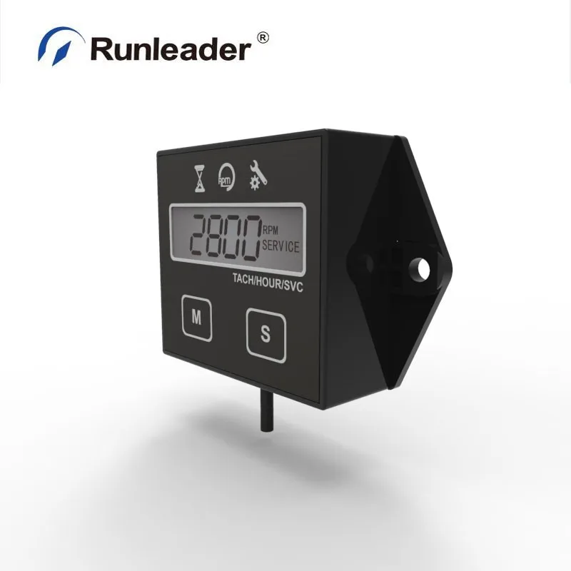 Runleader LCD Gasoline Inductive Tachometer for Paramotors, Microlights ...