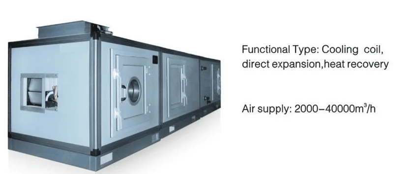 Horizontal Type Air Handling Unit (ahu) For Central Air Conditioning ...