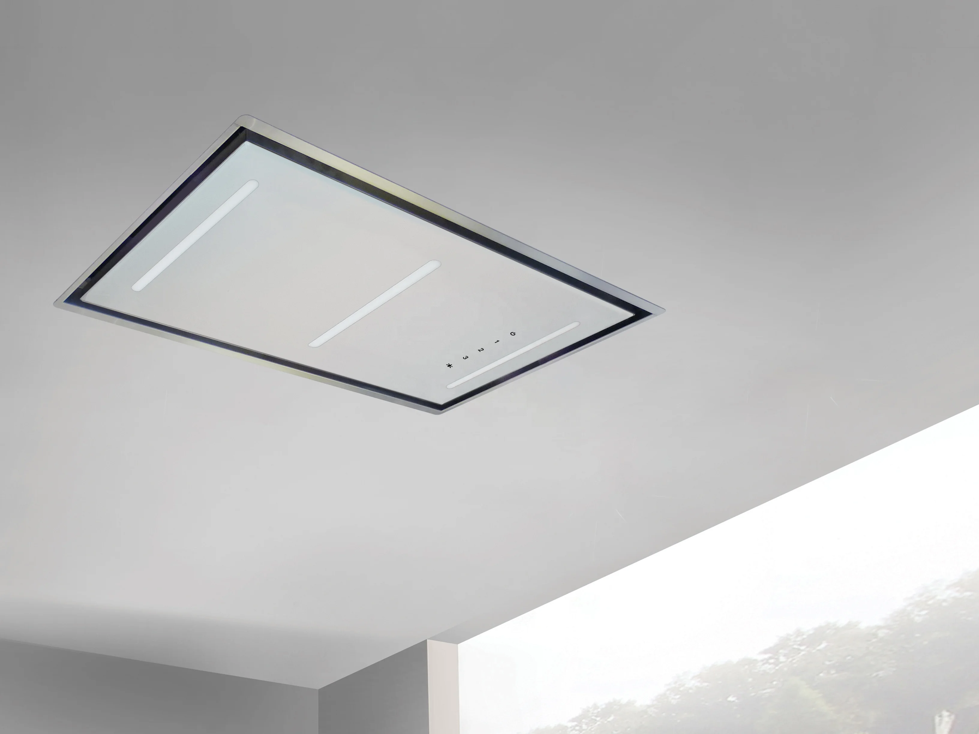 Built in Range Hood Ceiling Mounted Cooker Hood - Low Noise