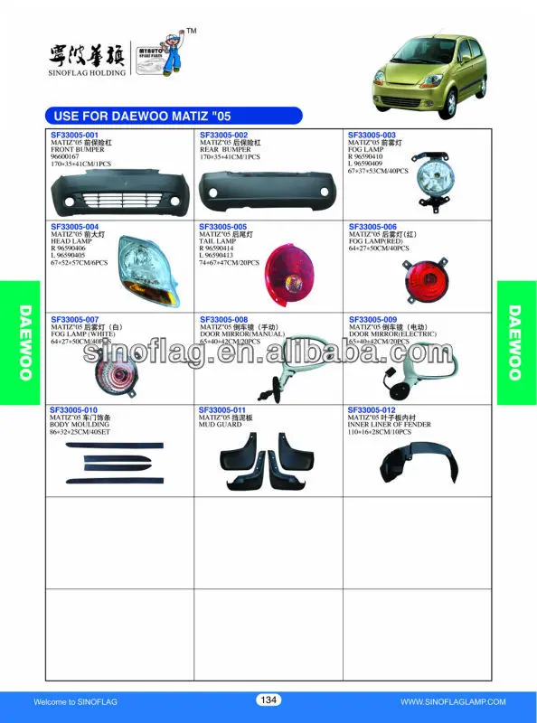 Headlight Used For Daewoo Matiz Direct Factory - Buy Used For Daewoo ...