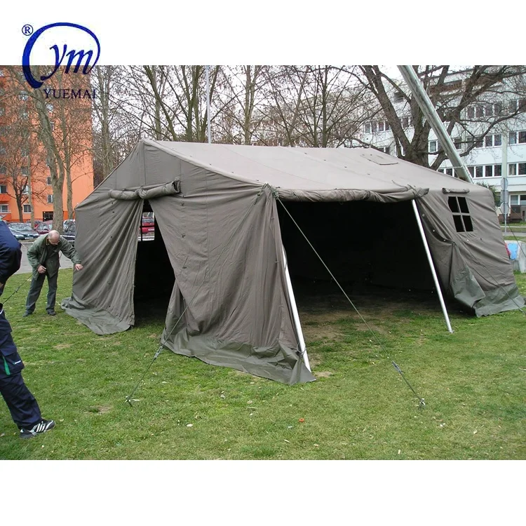 Outdoor Camping Waterproof Heavy Duty Army Canvas Tent Military Winter ...