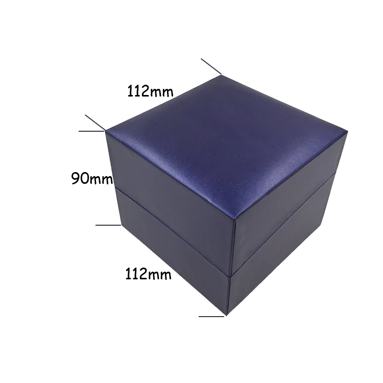 Blue Luxury Plastic Structure Watch Packaging Case And Watch Boxes ...