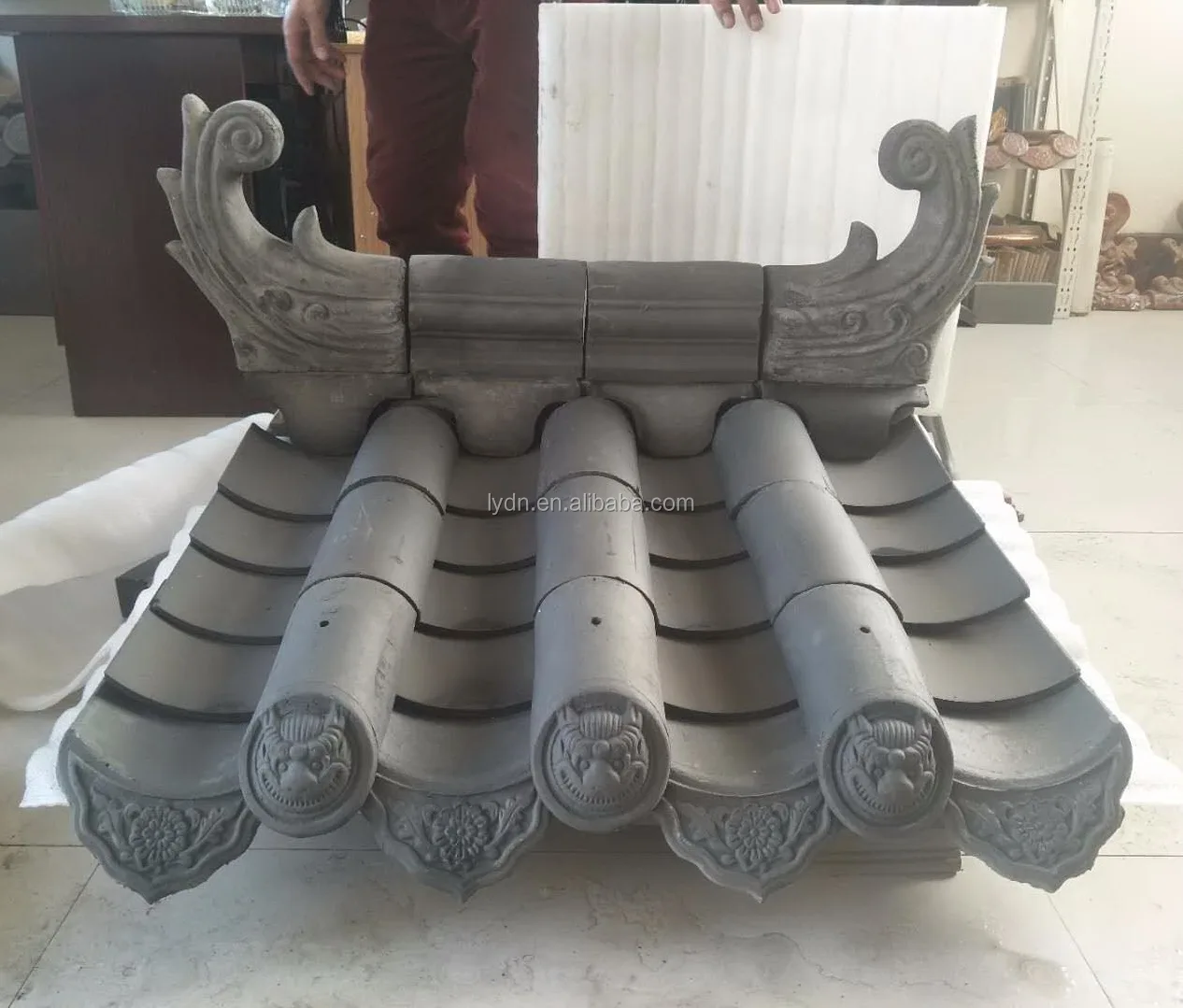 Asian Style Garden Pagoda - Durable Japanese Clay Roofing Tiles