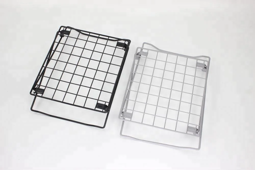 550-71 School Locker Folding White Wire Stackable Locker Shelf for File ...