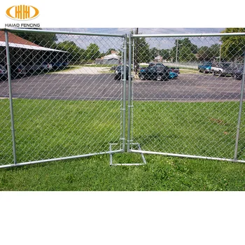 Chain Link Fence Panel Portable 4,6,8 High X 10 Ft Wide For America ...