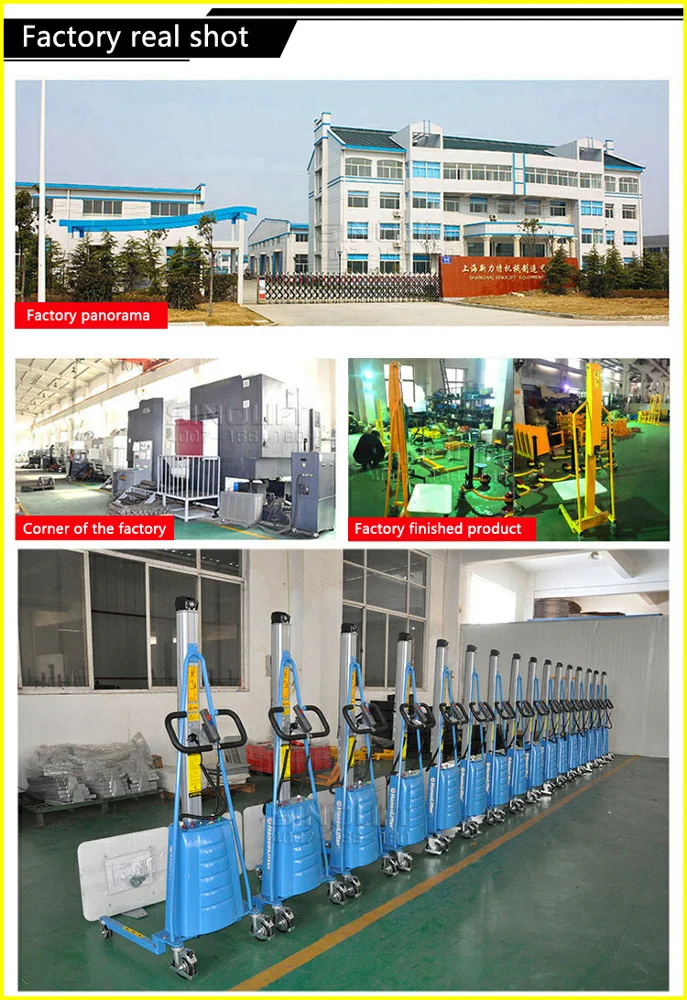 Sinolift E100 E150 E200 Light Duty Mini Electric Stacker With 80-200kg - Buy Mini Electric ...