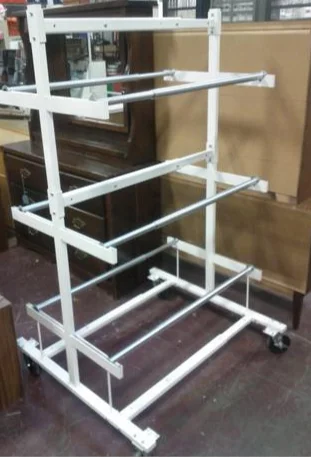 Floor Standing Metal Rope Wire Rack Stand for Display & Storage