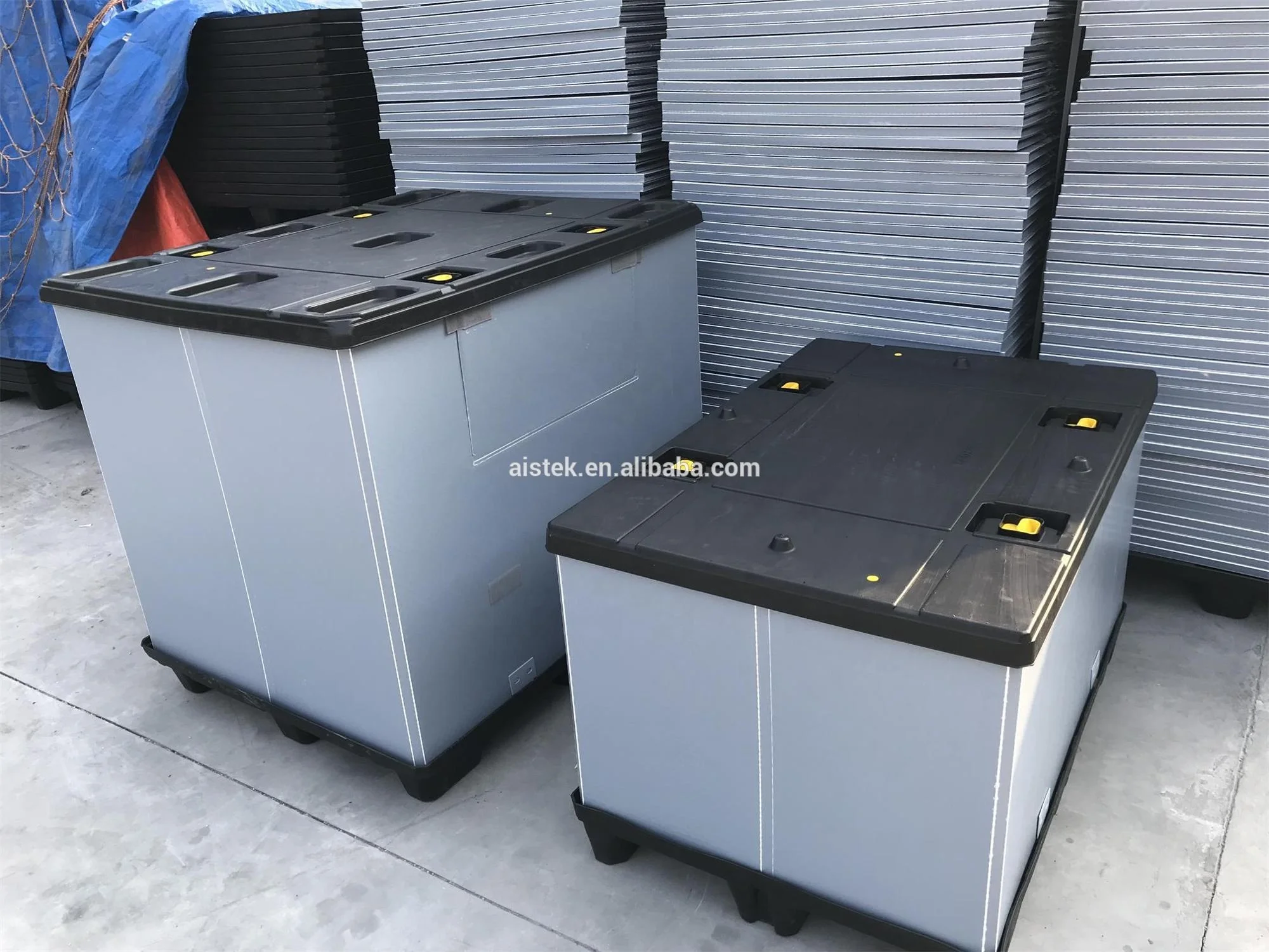 Heavy Duty Collapsible Plastic Coaming Board Crate