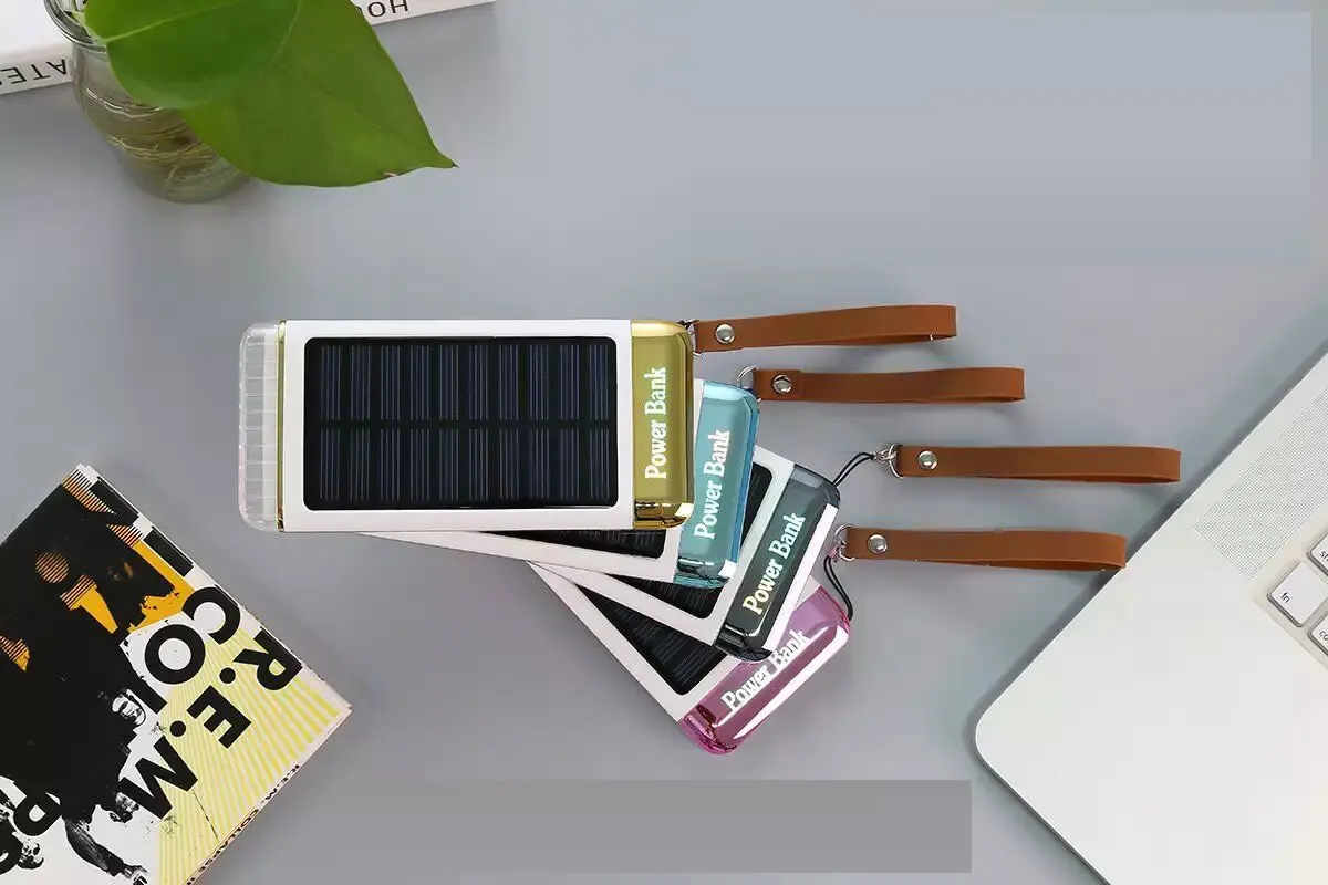 Mini Solar Power Bank - 1200mah Keychain Powerbank
