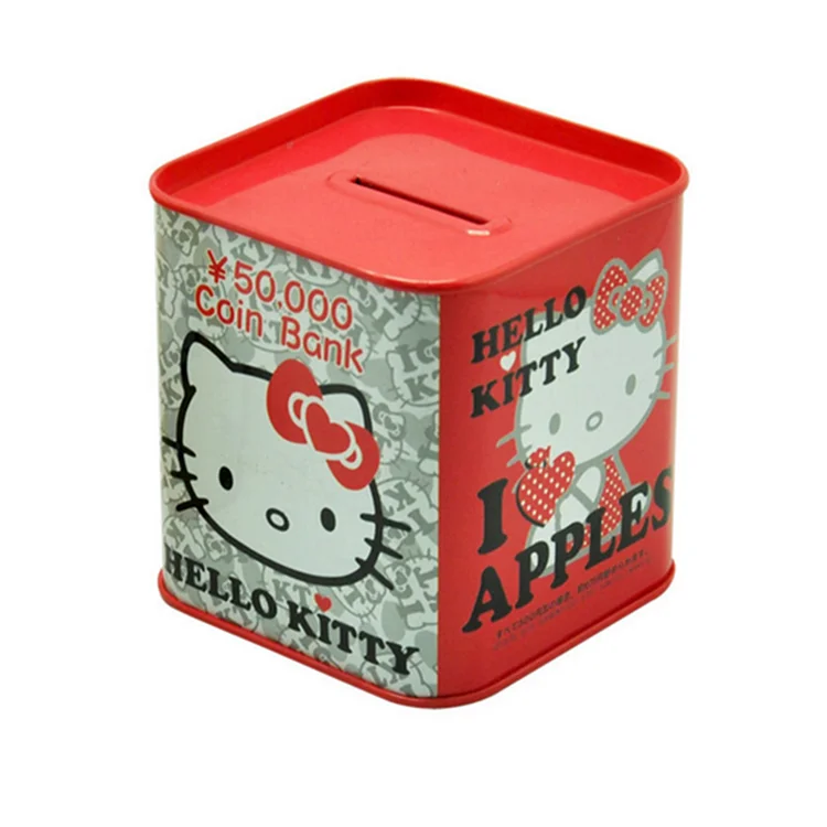 Custom Money Storage Box Tin Money Box Saving Box Tin Can Coin Bank ...