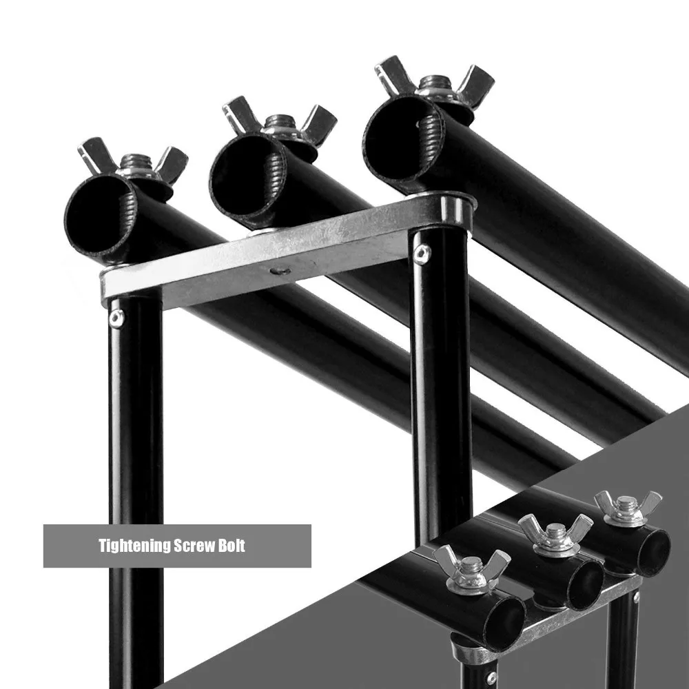 3 In 1 Multi Backdrop Stand Triple Crossbar Backdrop Stand Photo Video ...