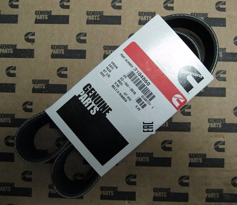 Cummins Isx Qsx Engine Fan Drive 12pk V Ribbed Belt 3681796 3104860 ...