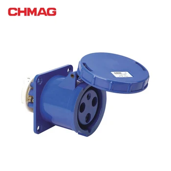 125a Industrial Socket 220v 3p 343 3-pin Socket Single Phase Plugs And ...