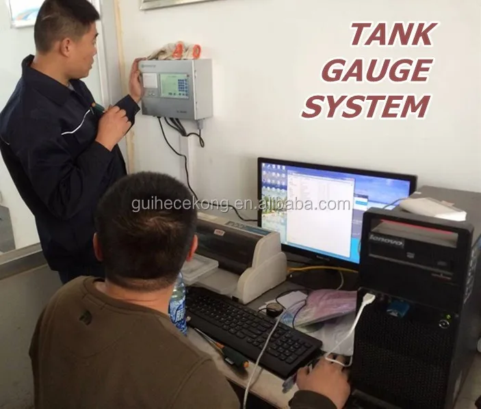 Fuel Filling Station Underground Diesel Tank Liquid Level Measurement ...
