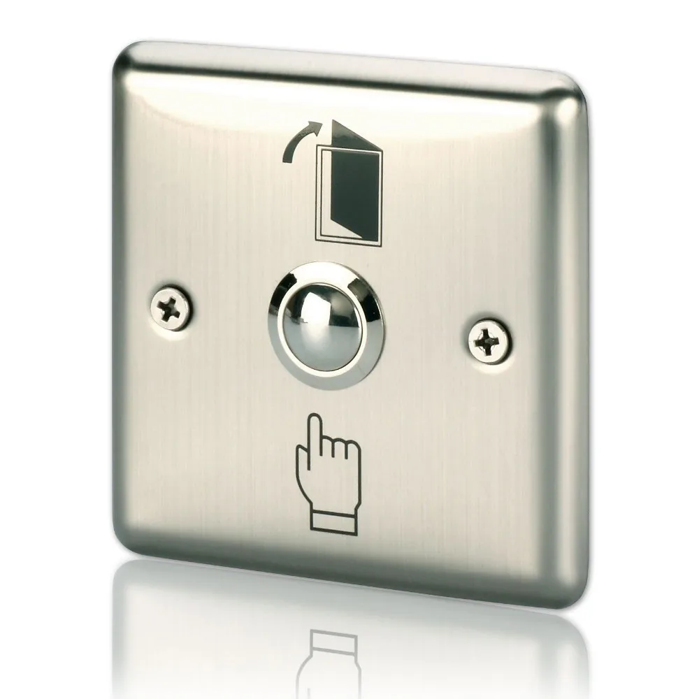 Stainless Steel Exit Push Button - Access Control System