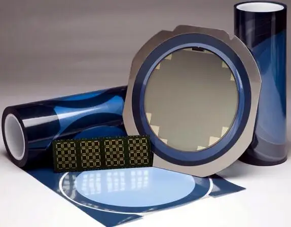 Heat Resistant Tape / Wafer Dicing Tape For Semiconductor Tsv Dicing ...