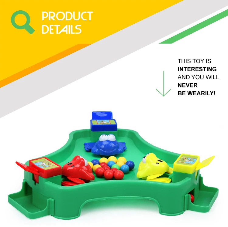 Children’s Indoor Game - Plastic Jumping Frog Scramble Peas